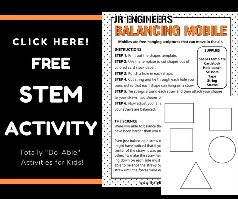 How To Make A Balanced Mobile - Little Bins for Little Hands