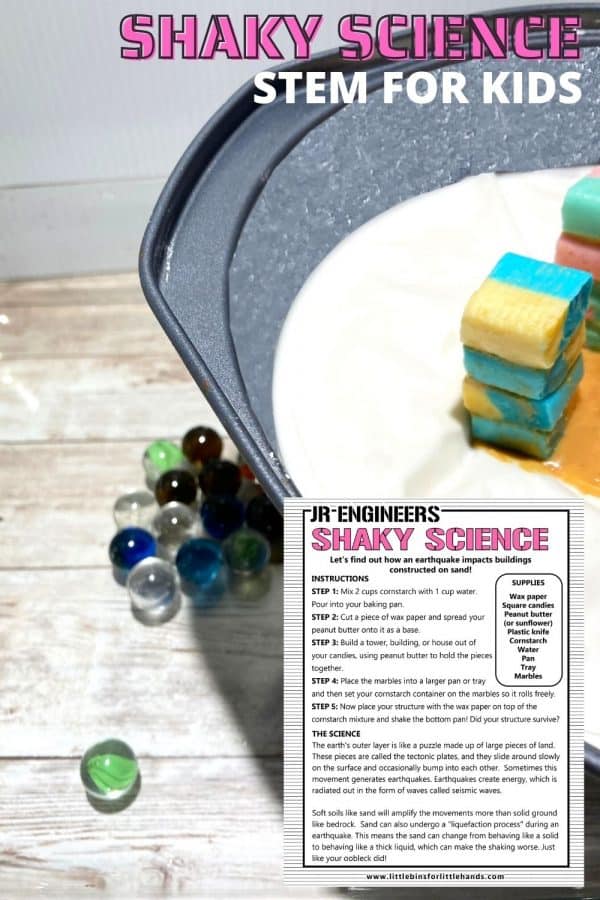 Earthquake Science Experiment for Kids