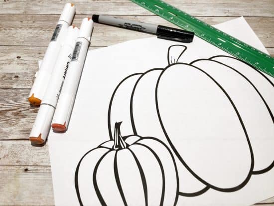 Zentangle Pumpkins (Free Printable) - Little Bins for Little Hands
