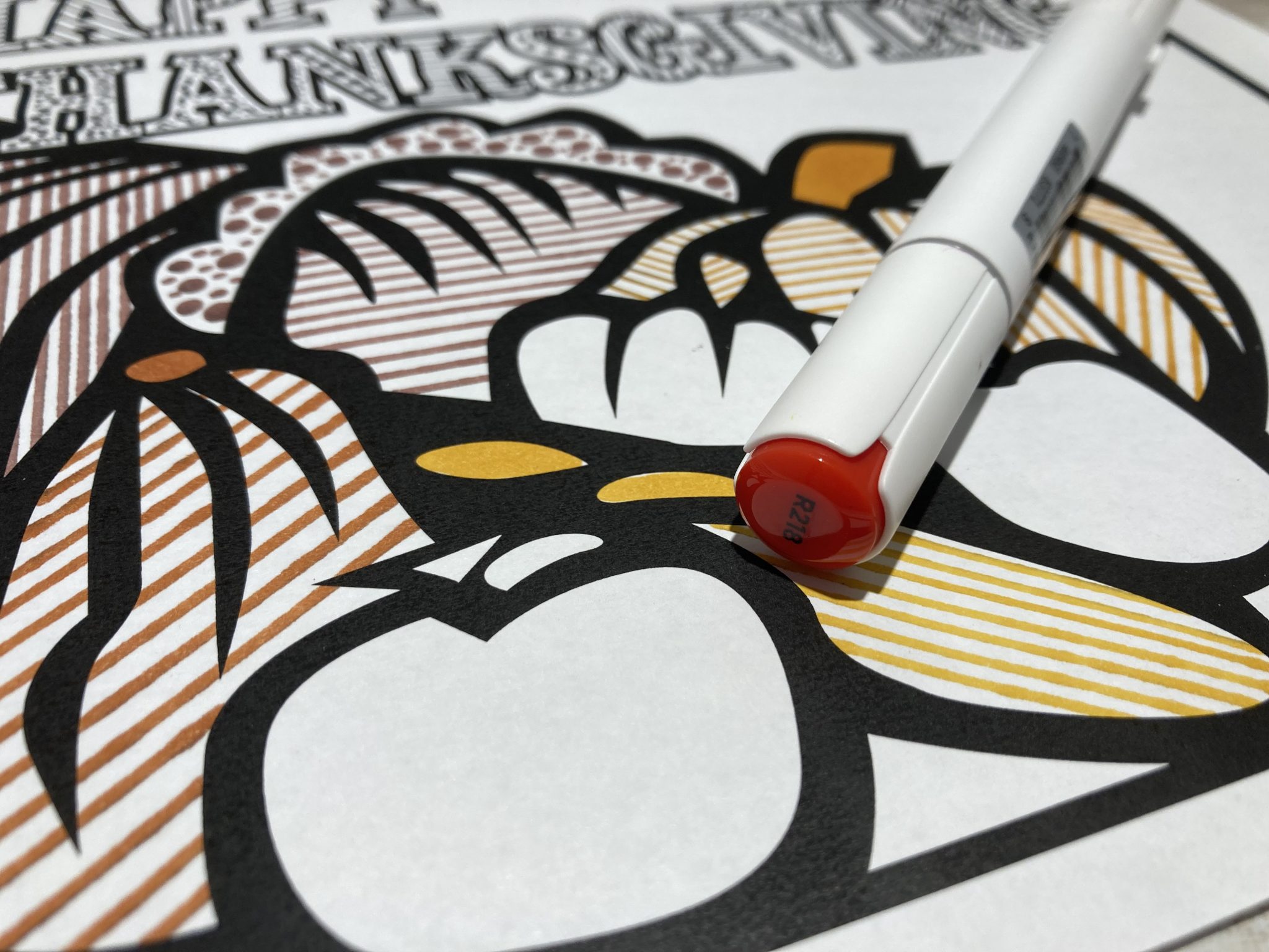 Thanksgiving Zentangle Art Activity - Little Bins for Little Hands