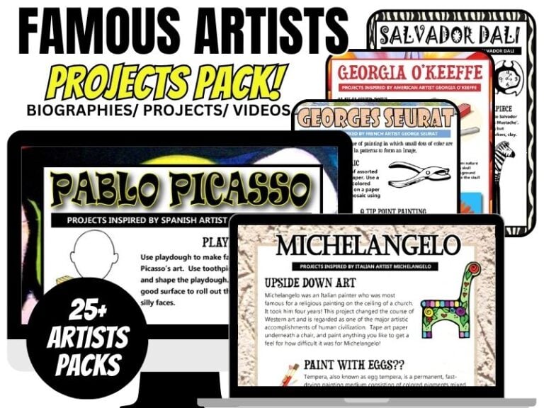 Andy Warhol Pop Art Coloring Sheets - Little Bins for Little Hands