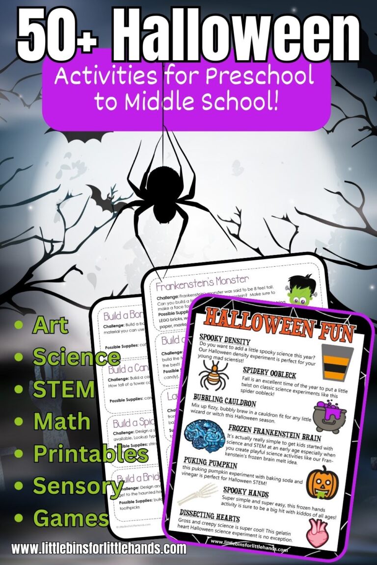 50 Fun Halloween Activities Kids Will Love - Little Bins for Little Hands