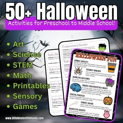 50 Fun Halloween Activities Kids Will Love - Little Bins for Little Hands
