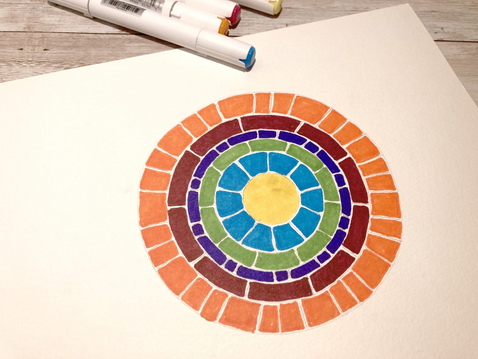 Alma Thomas Circle Art Activity - Little Bins for Little Hands