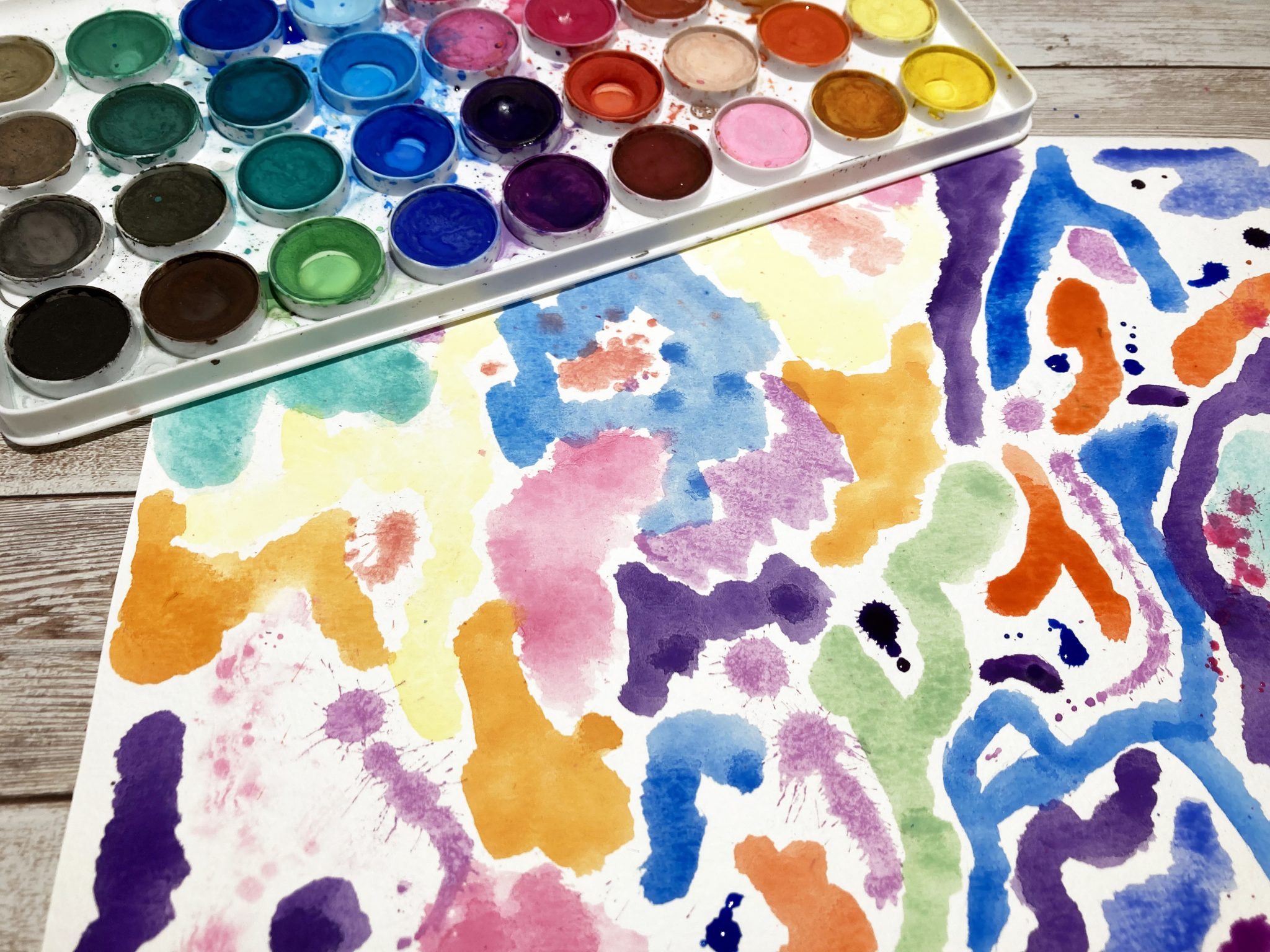 Reverse Coloring Art Activity For Kids - Little Bins for Little Hands