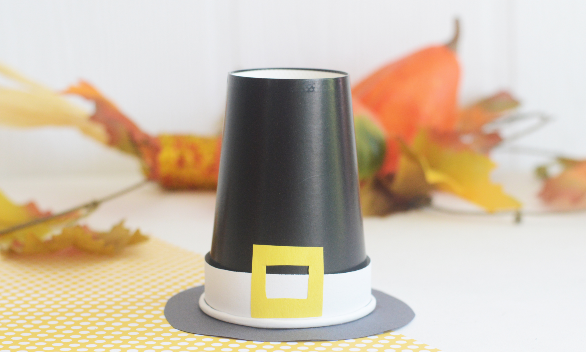 Easy Pilgrim Hat Craft Little Bins for Little Hands