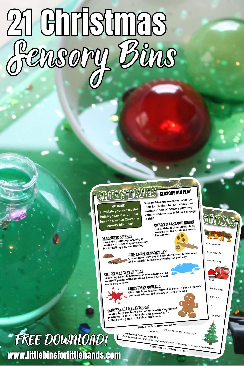 21 Christmas Sensory Bin Ideas - Little Bins for Little Hands