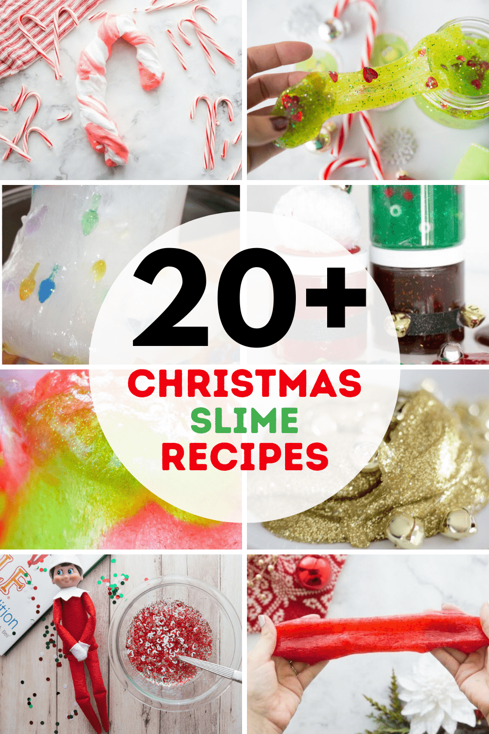 Make Your Own Christmas Slime - Little Bins for Little Hands