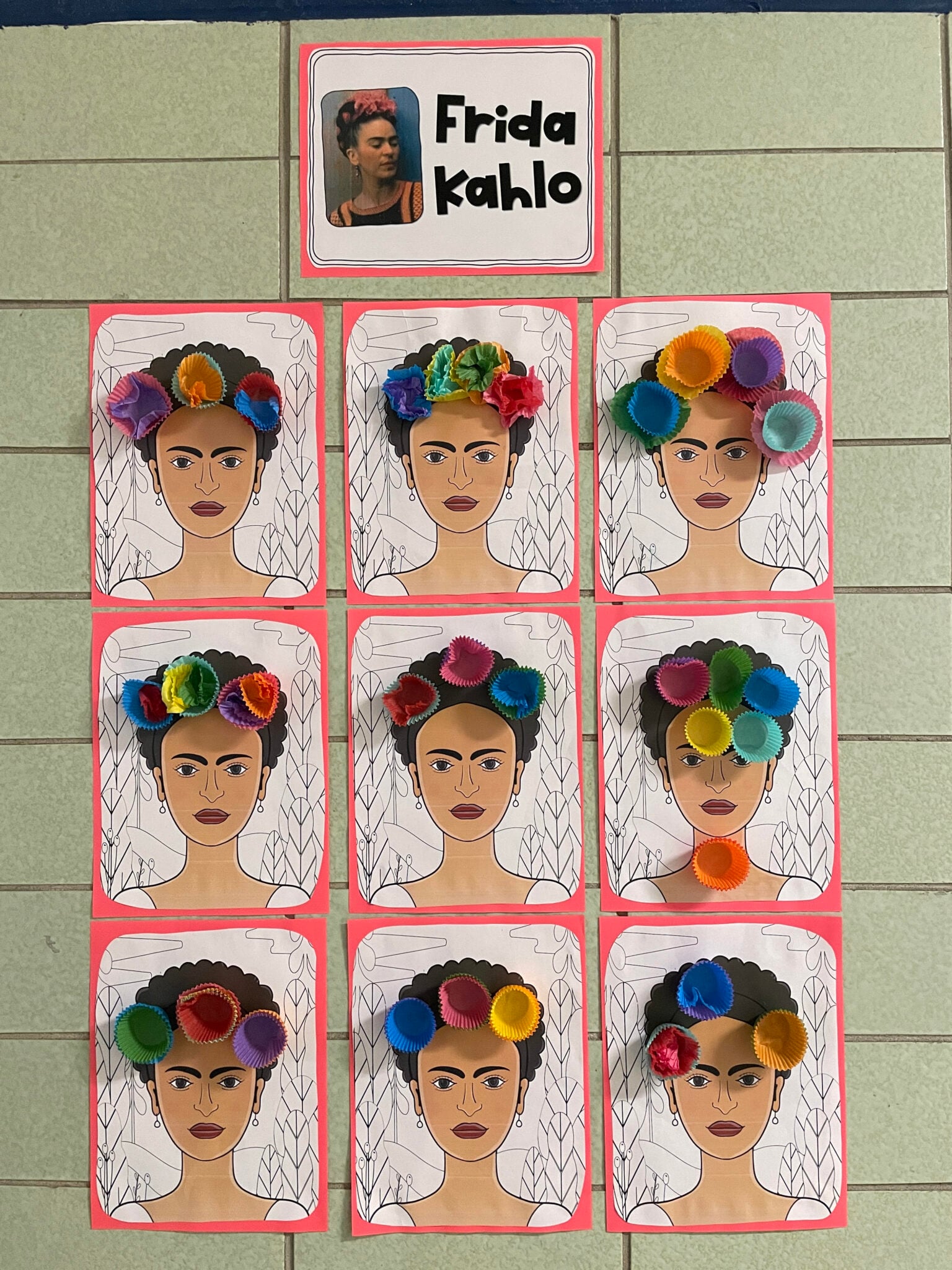 Frida Kahlo Winter Art Project - Little Bins for Little Hands