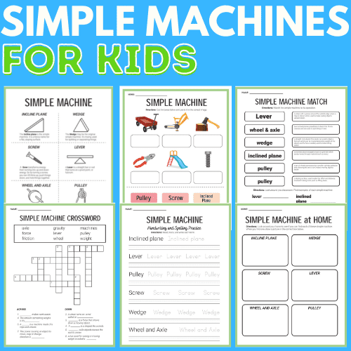 Simple Machines Worksheets For Kids Little Bins For Little Hands Simple Machines Worksheets For Kids Little Bins For Little Hands