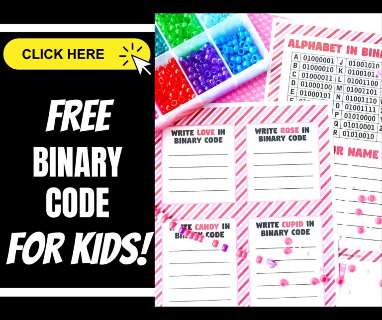 Make Coding Bracelets For Valentine's Day - Little Bins for Little Hands