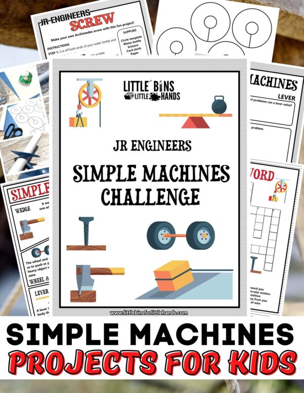 Simple Machines Worksheets for Kids - Little Bins for Little Hands