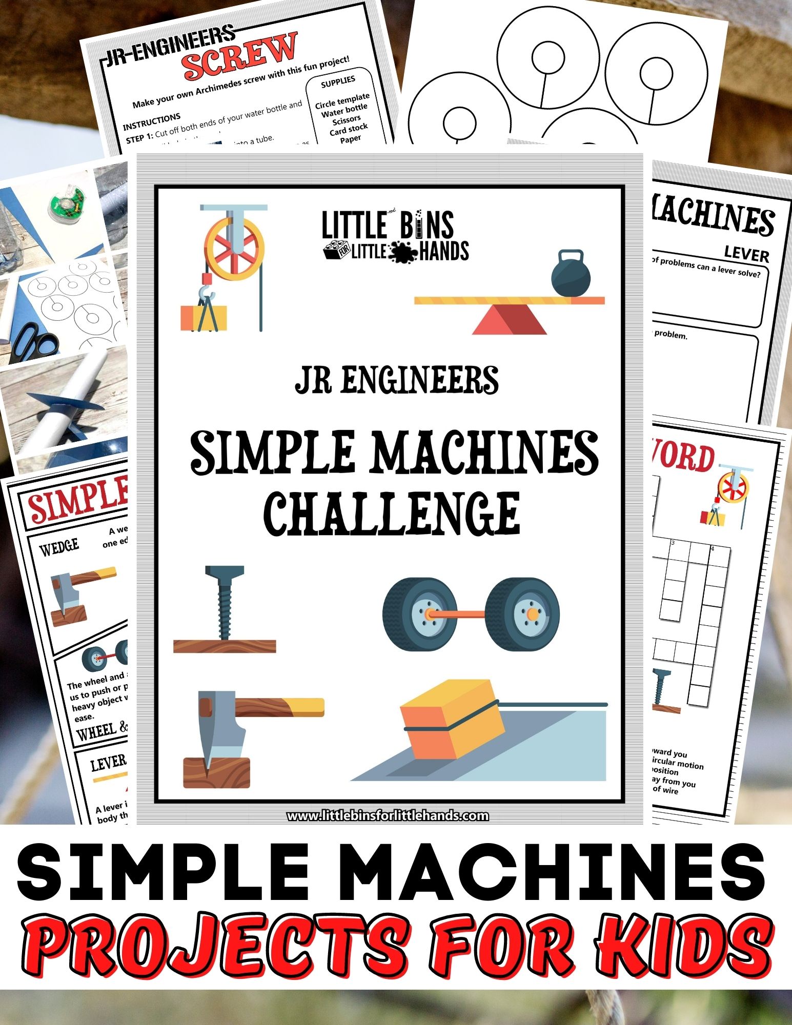 Simple Machines Worksheets for Kids - Little Bins for Little Hands
