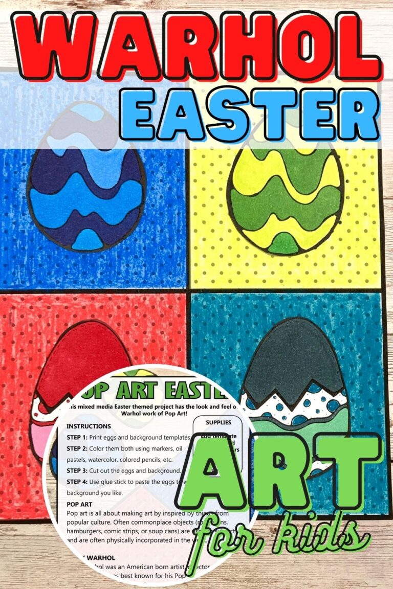 Easter Pop Art - Little Bins for Little Hands