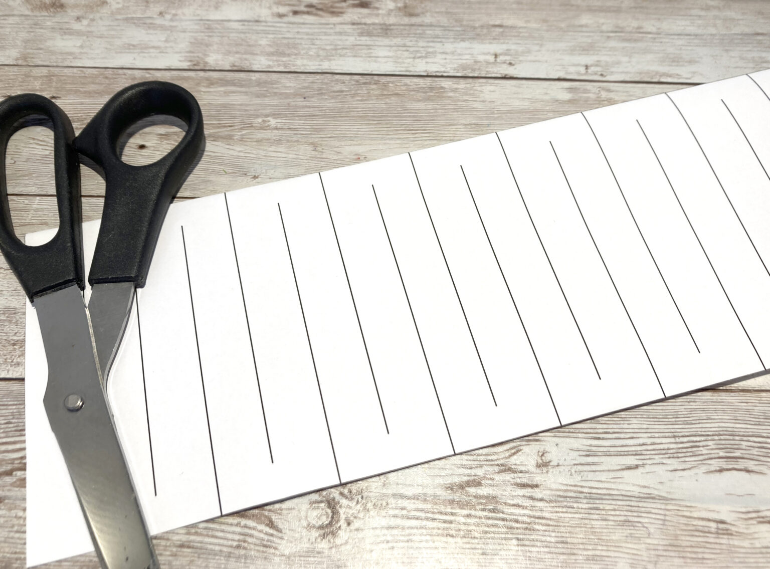 Walking Through Paper Challenge - Little Bins for Little Hands