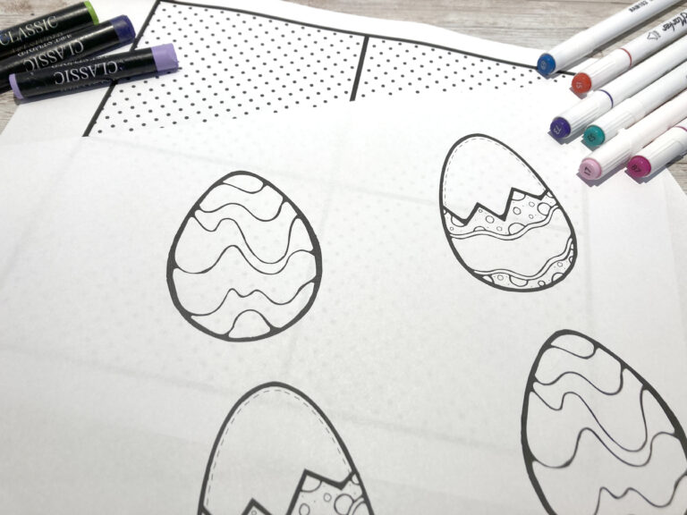 Easter Pop Art - Little Bins for Little Hands