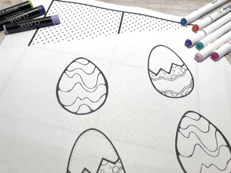 Easter Pop Art - Little Bins for Little Hands