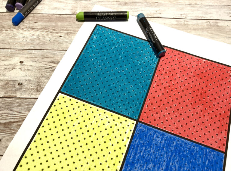Easter Pop Art - Little Bins for Little Hands