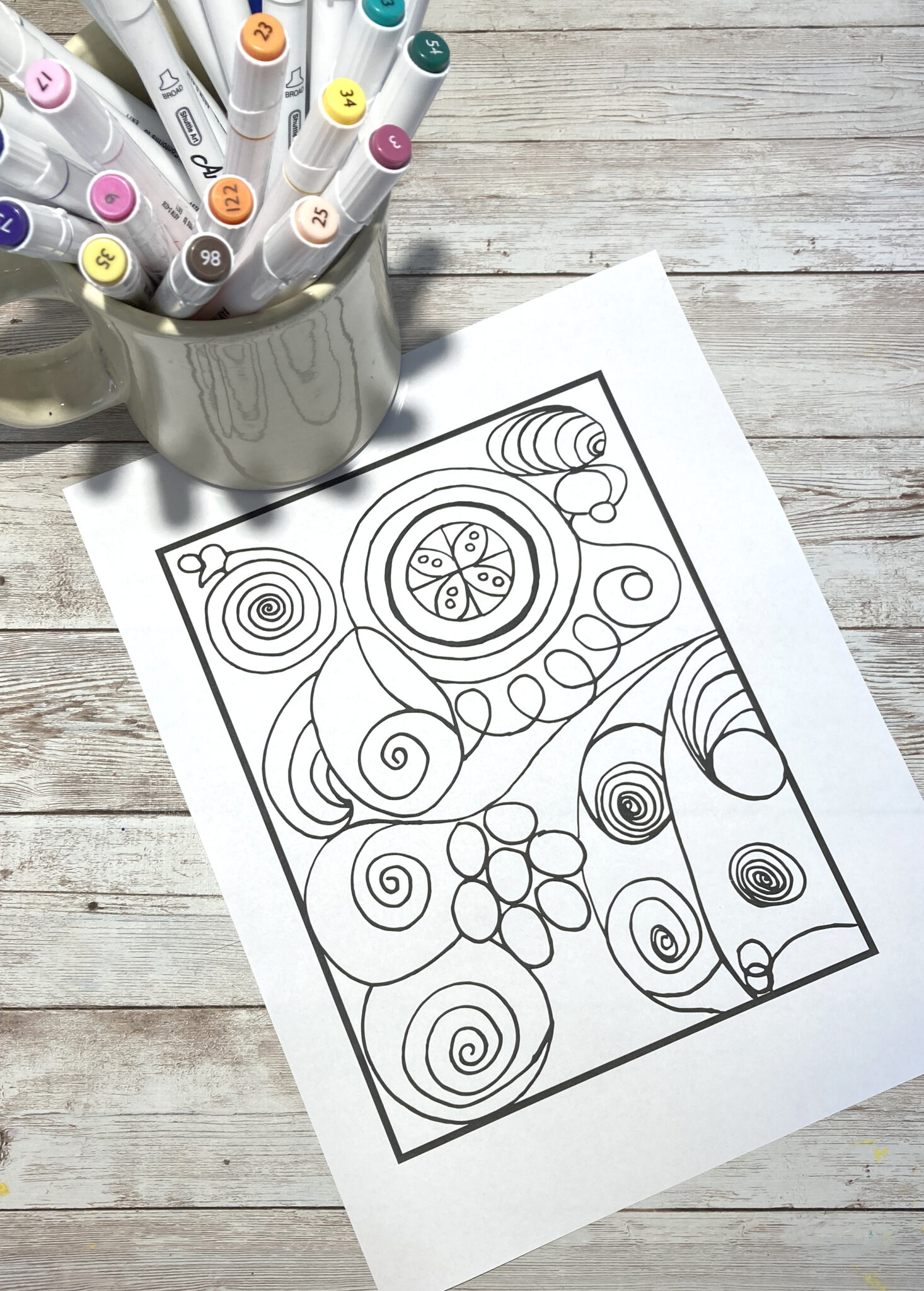 Hilma Af Klint Art For Kids - Little Bins for Little Hands