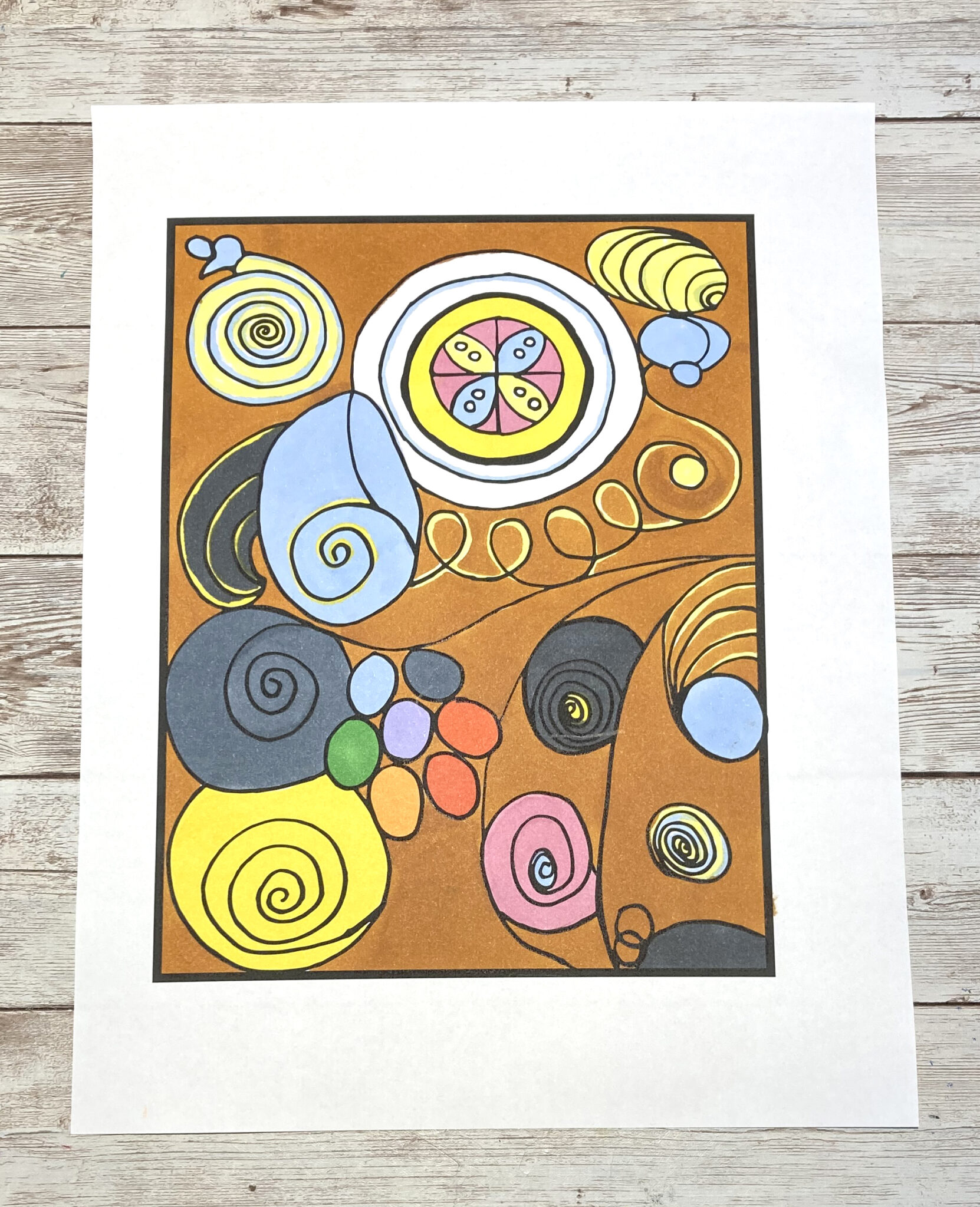 Hilma Af Klint Art For Kids - Little Bins for Little Hands