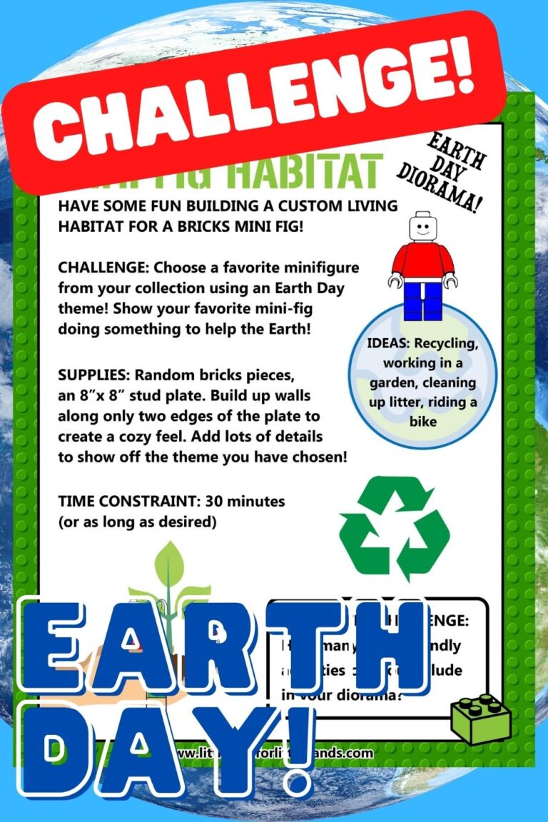 LEGO Earth Day Challenge | Little Bins for Little Hands