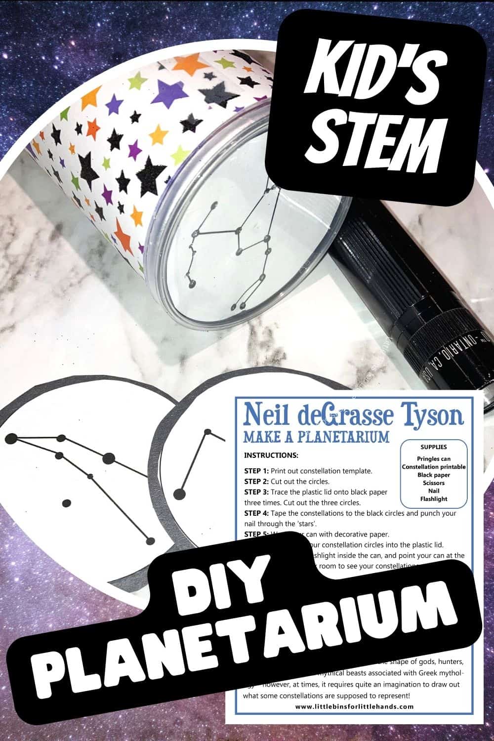 DIY Planetarium: Make a Star Projector at Home - Little Bins for Little ...