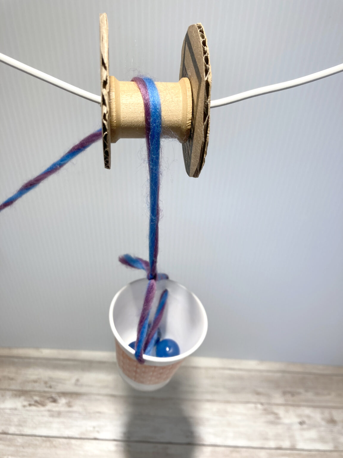 Simple Pulley System For Kids - Little Bins for Little Hands