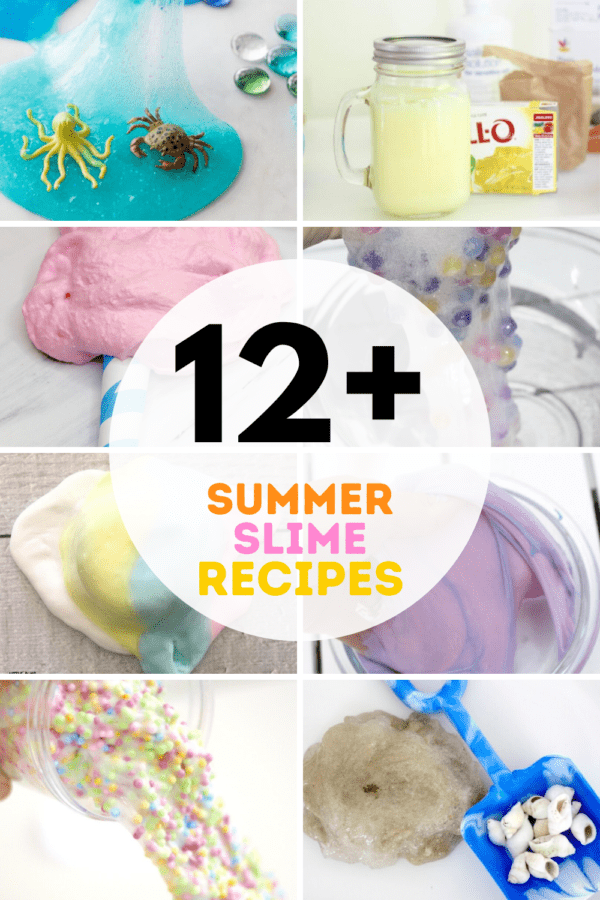 Summer Slime Recipes - Little Bins for Little Hands