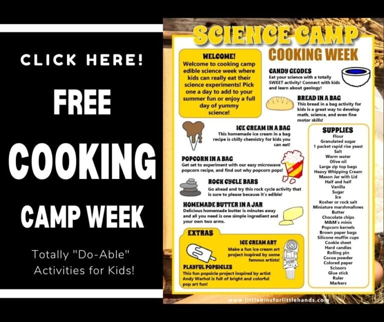 Cooking Summer Camp for Kids: Edible Science Fun!