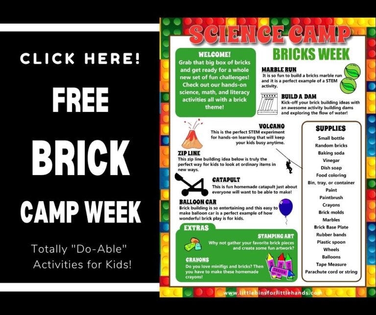 LEGO Summer Camp Activities - Little Bins for Little Hands