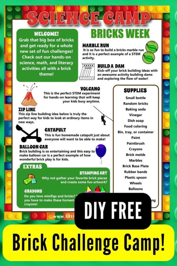 LEGO Summer Camp Activities - Little Bins for Little Hands
