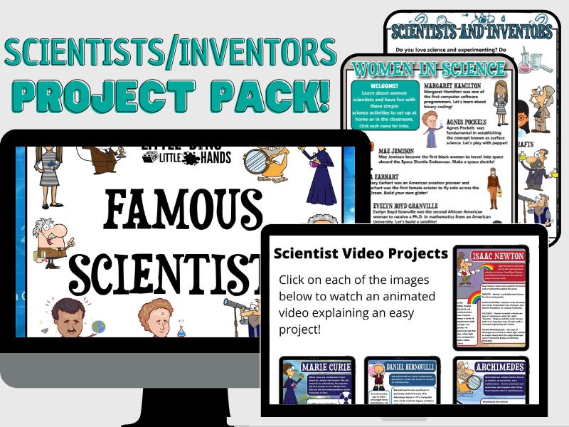 Famous Scientists for Kids - Little Bins for Little Hands