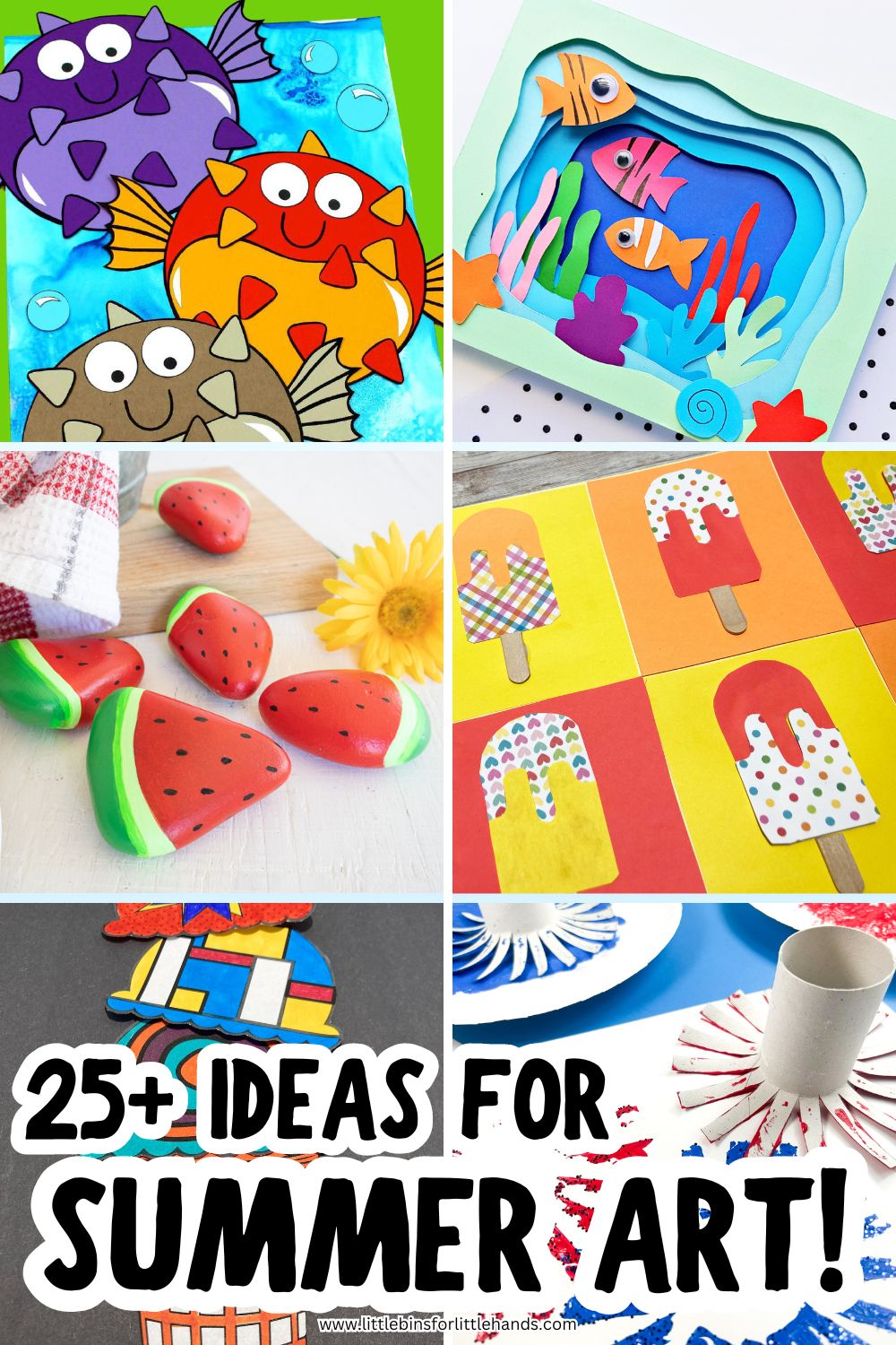 50 Summer Craft Projects For Kids - Little Bins for Little Hands