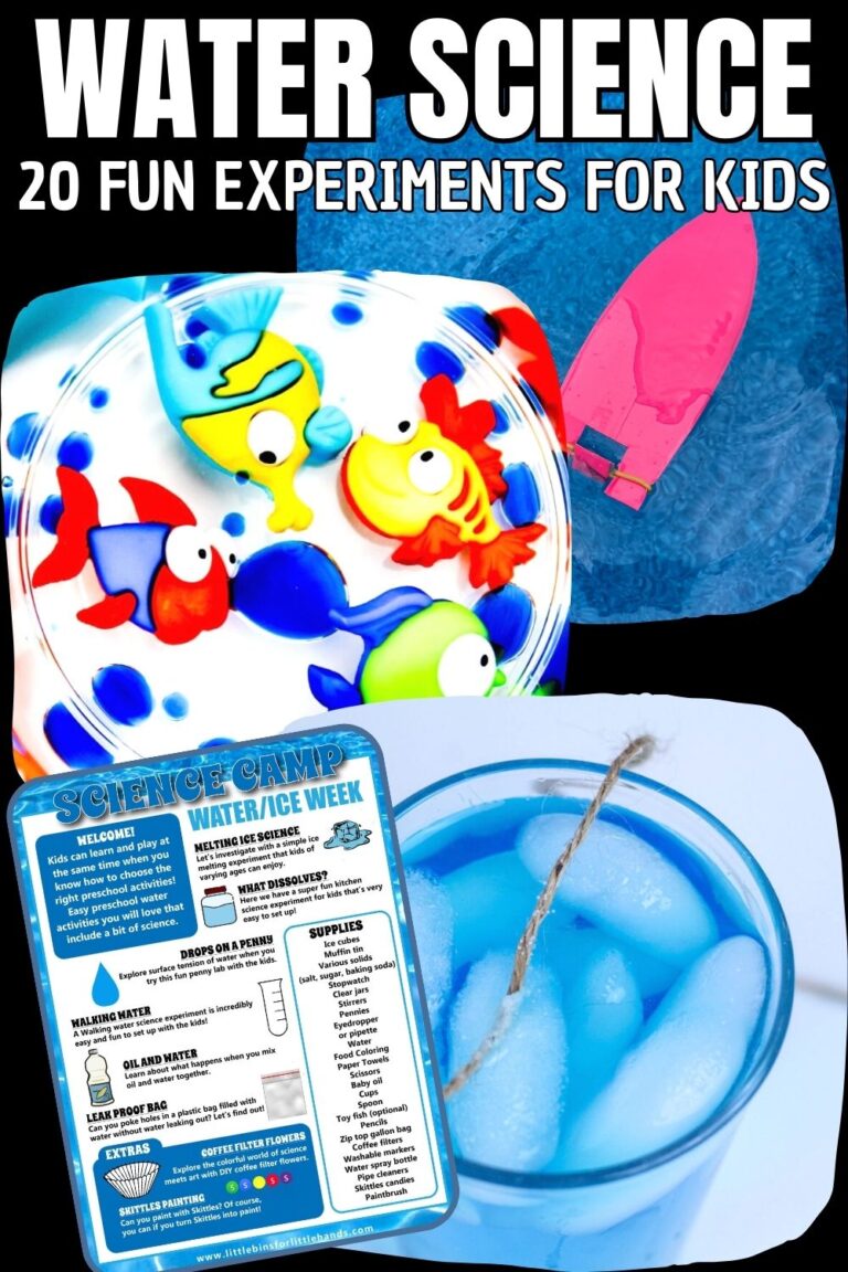 Science Experiments with Water - Little Bins for Little Hands