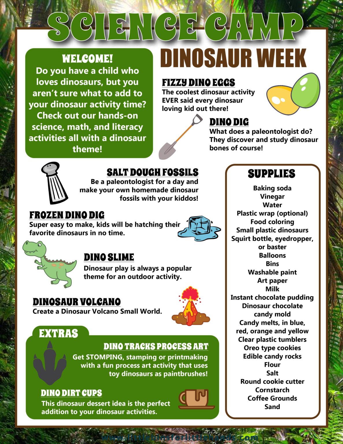 100+ Summer Camp Activities For Kids - Little Bins for Little Hands