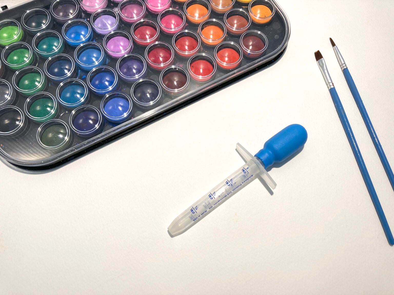 Colorful Water Drop Painting - Little Bins for Little Hands