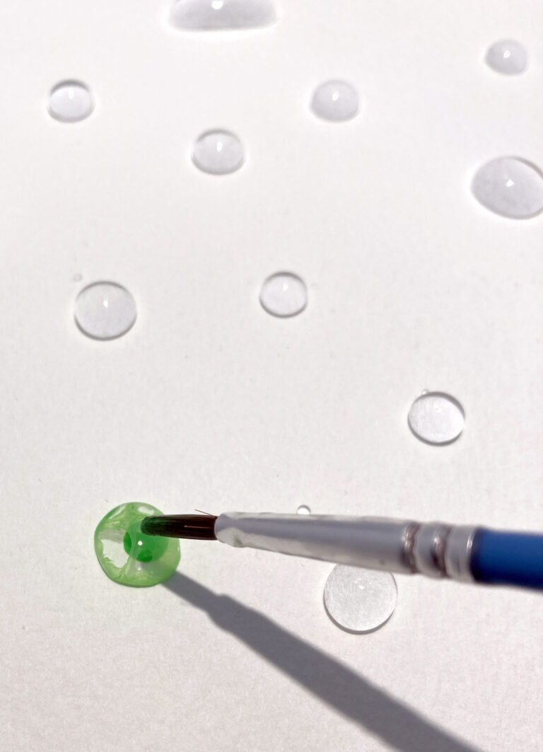 Colorful Water Drop Painting - Little Bins for Little Hands
