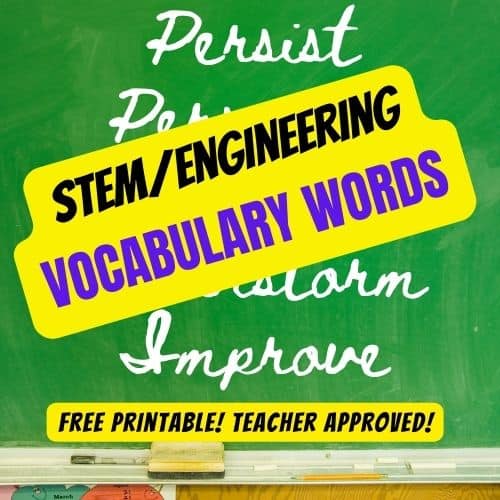 Engineering Vocabulary - Little Bins for Little Hands