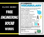 Engineering Vocabulary - Little Bins for Little Hands