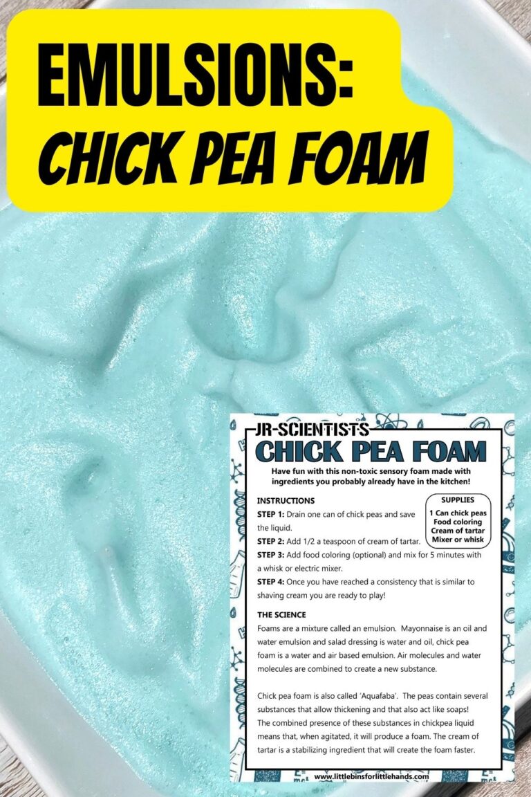 Chick Pea Foam - Little Bins for Little Hands