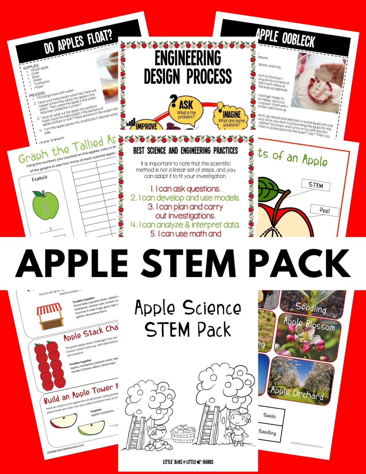 Apple Worksheets For Fall