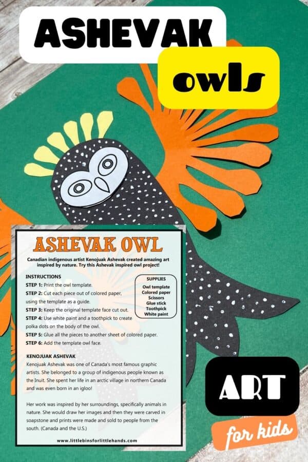 Owl Art Project For Kids - Little Bins for Little Hands