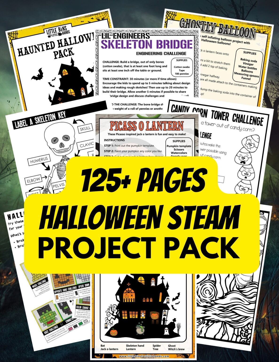 Halloween Worksheets - Little Bins for Little Hands