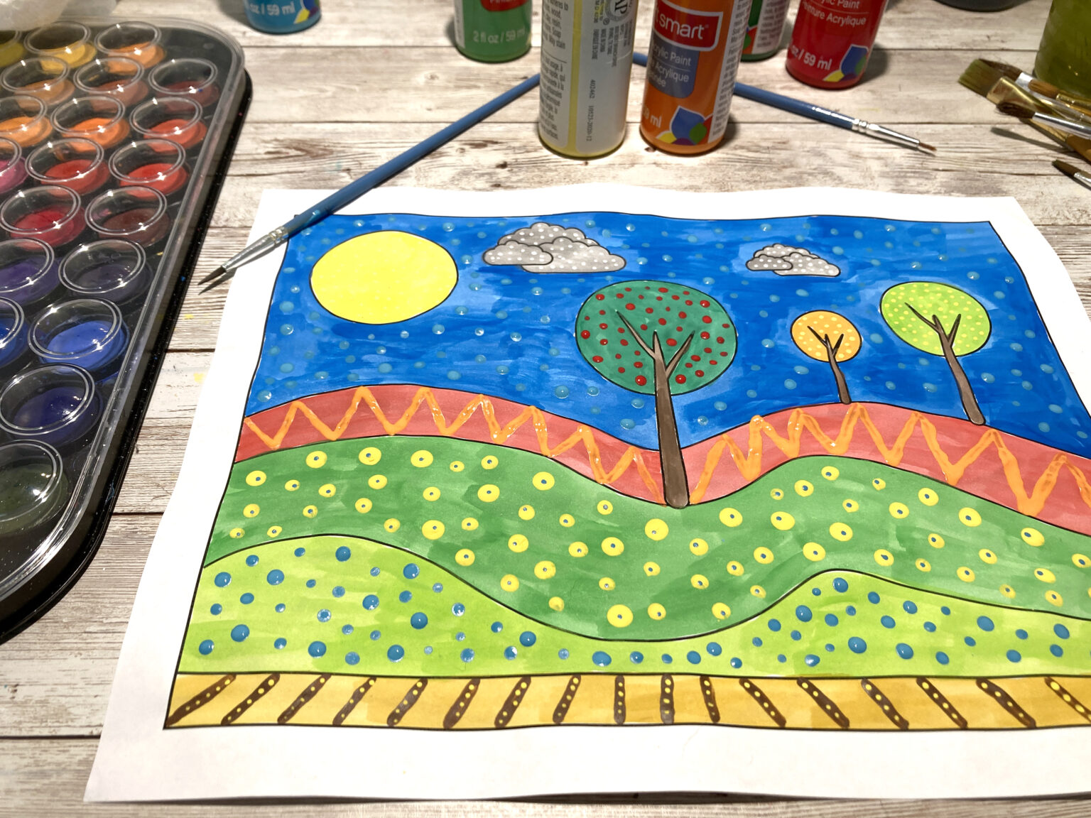 Bronwyn Bancroft Art For Kids - Little Bins for Little Hands