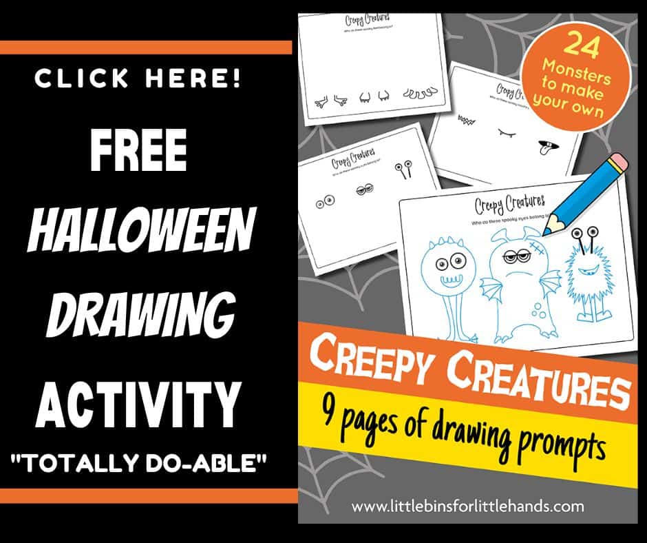 24 Monster Drawing Ideas - Little Bins for Little Hands