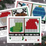 Christmas LEGO Challenge Cards - Little Bins for Little Hands