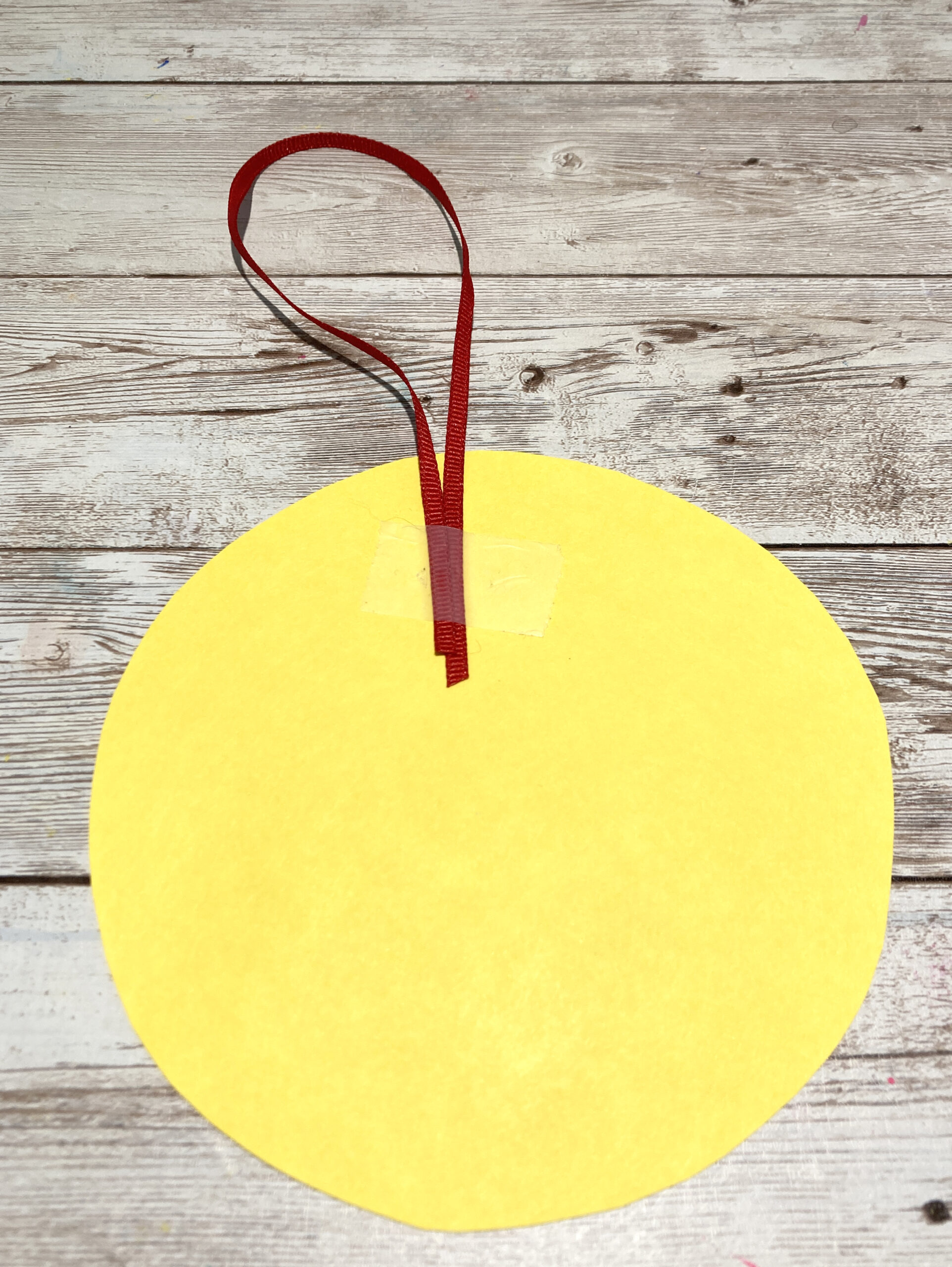 Colorful Christmas Ornament To Make - Little Bins for Little Hands