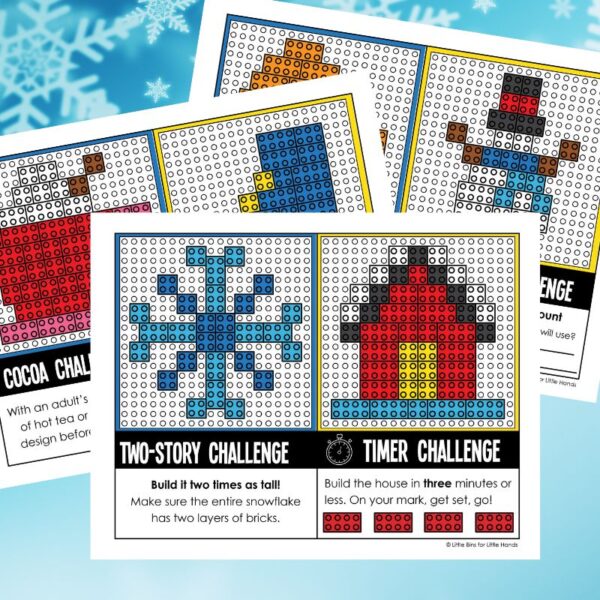 Free Printable Winter Activity Sheets - Little Bins for Little Hands