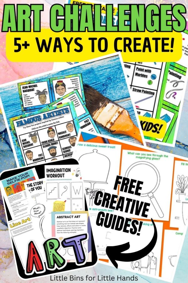 Art Challenges for Kids | Little Bins for Little Hands