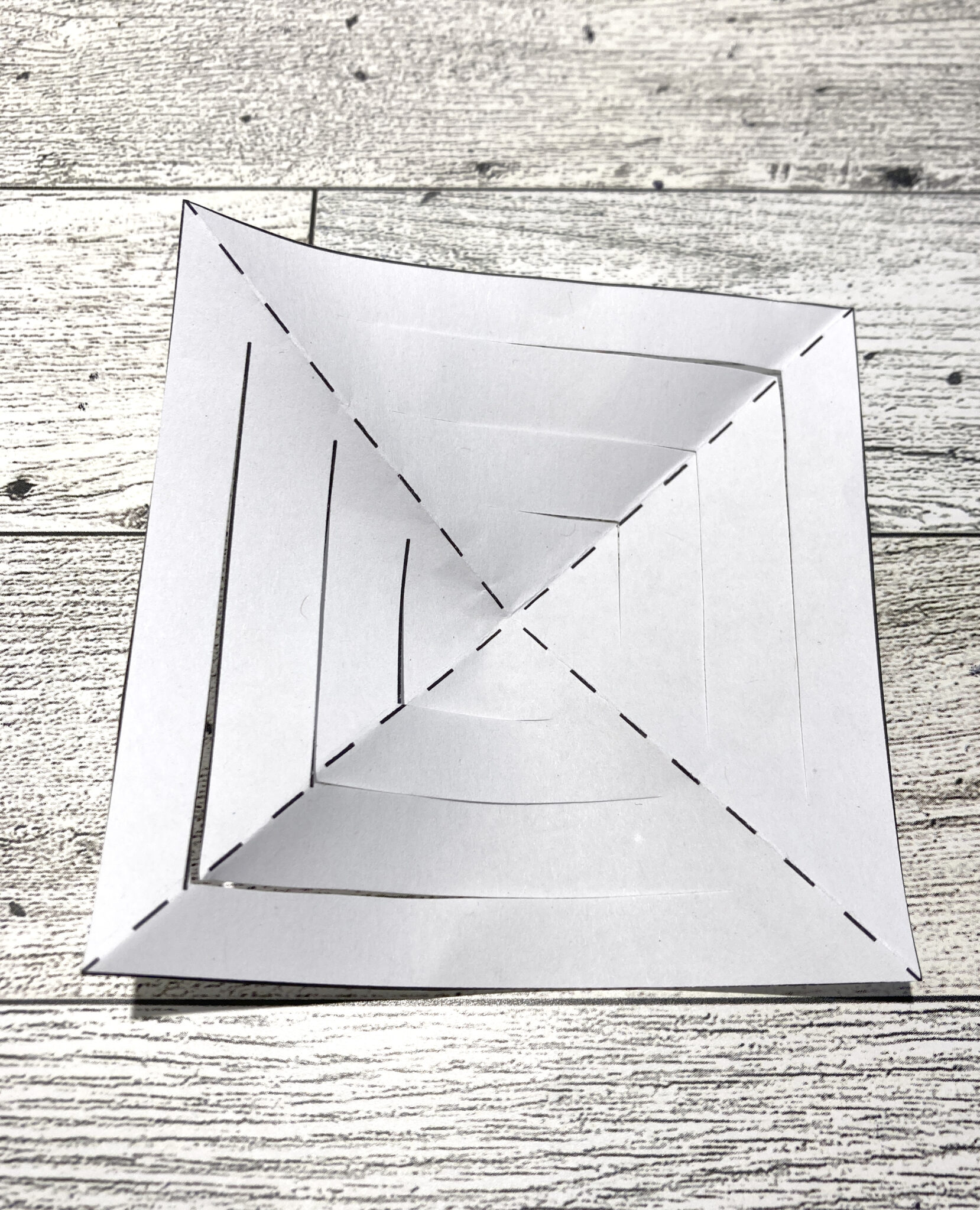 3D Paper Snowflakes: Printable Template - Little Bins for Little Hands